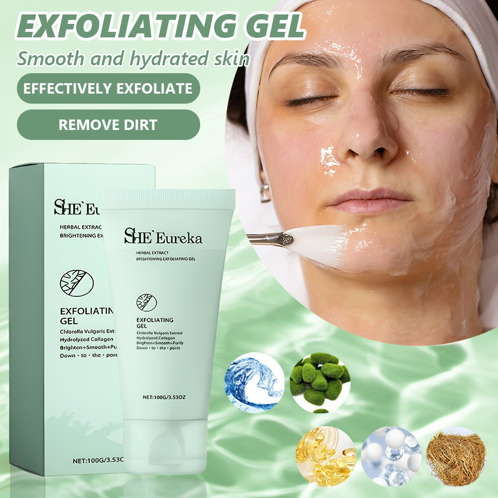 SHE Eureka Chlorella Exfoliating Gel Deep Cleansing Blackhead Removal ...