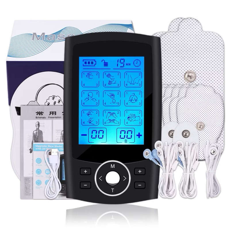 Multifunctional TENS Massage EMS Muscle Stimulator Massager Pain Stroke ...