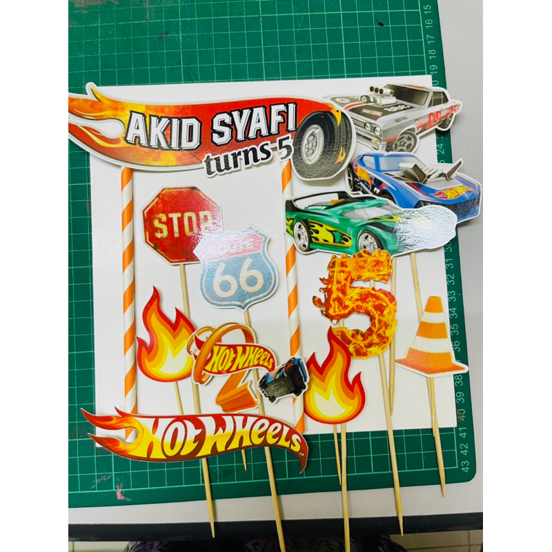 KEK TOPPER HOT WHEELS | Shopee Malaysia