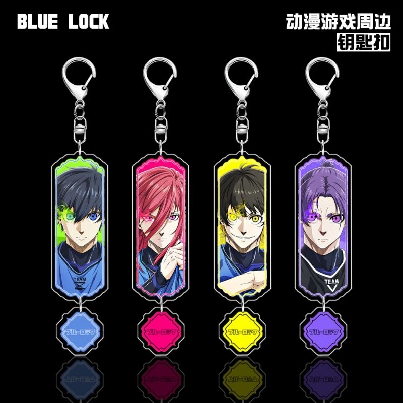 Blue Lock Anime Arousal Gantungan Kunci Akrilik Anime Comel Anime ...