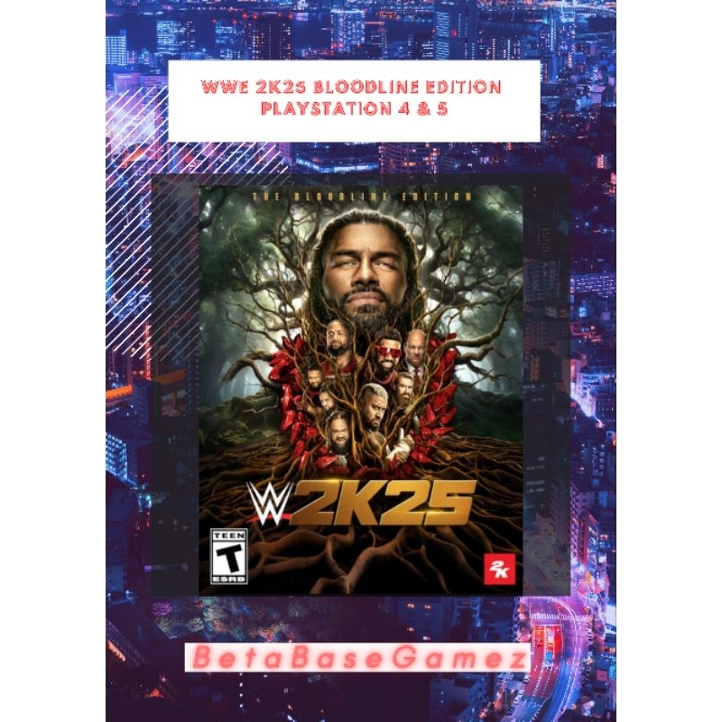 WWE 2K25 THE BLOODLINE EDITION PS4 PS5 (Digital Download) | Shopee Malaysia