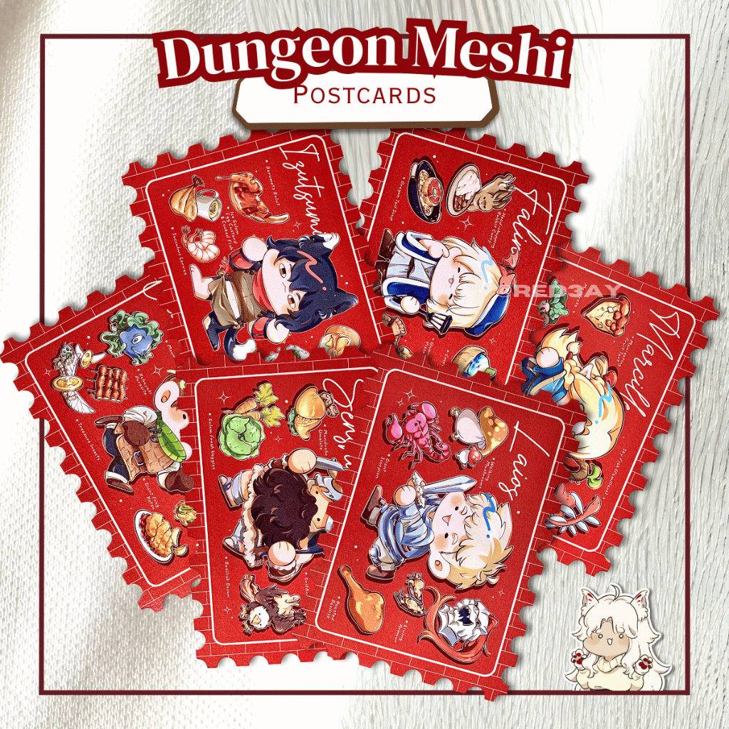 Dungeon Meshi Delicious in Dungeon Series Postcard Set | Shopee Malaysia