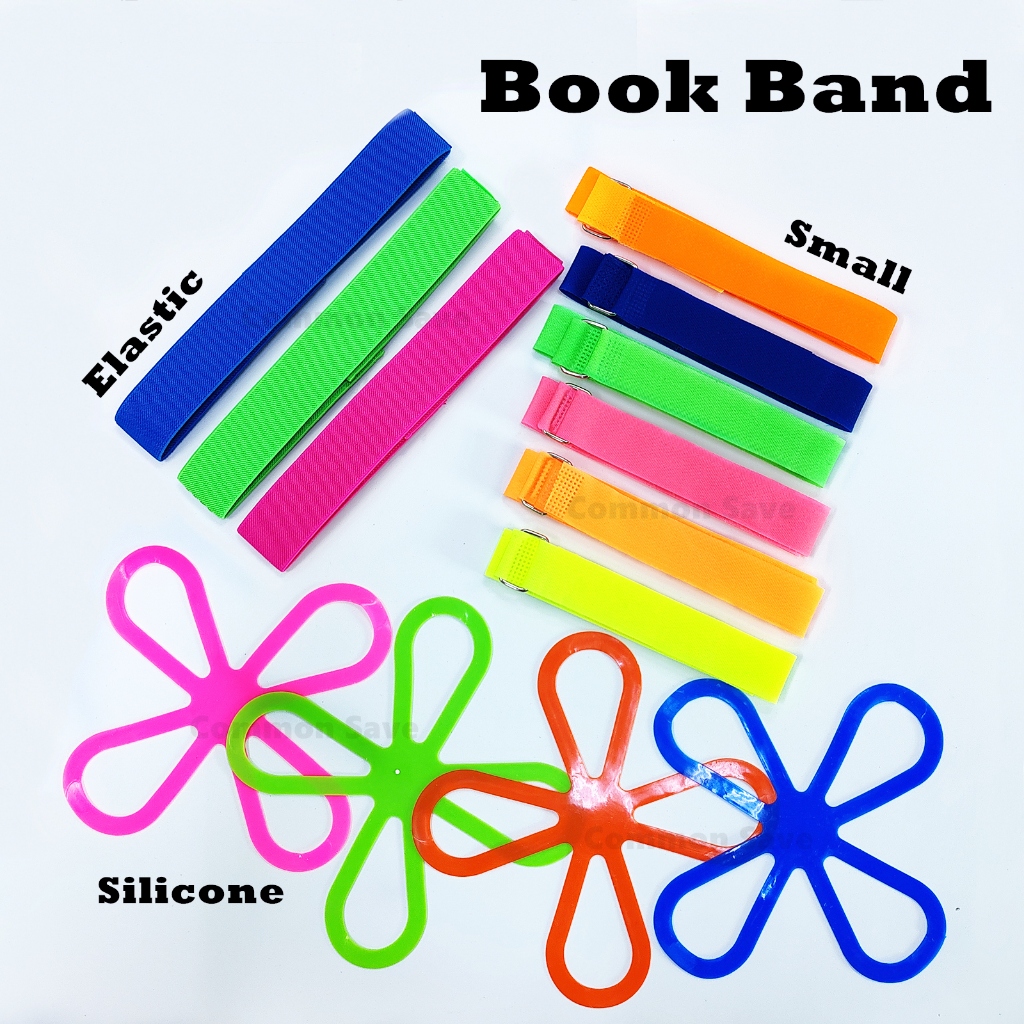 Colour Book Band Strap Velcro Book Strap Book Belt Magic Velcro Tape ...