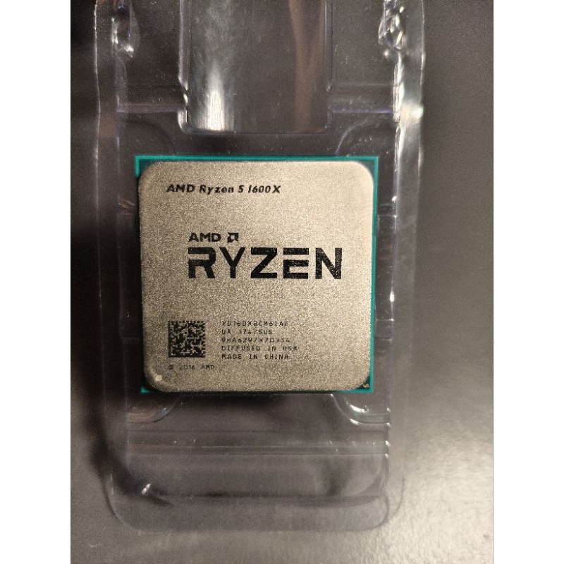 AMD Ryzen 5 1600X 3.6Ghz 6 Cores and 12 Threads(ReadyStock) | Shopee ...