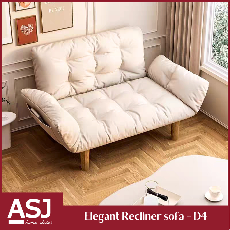 ASJ_Modern design Leathaire fabric recliner & Sofa Bed -D4 [FREE 1 ...