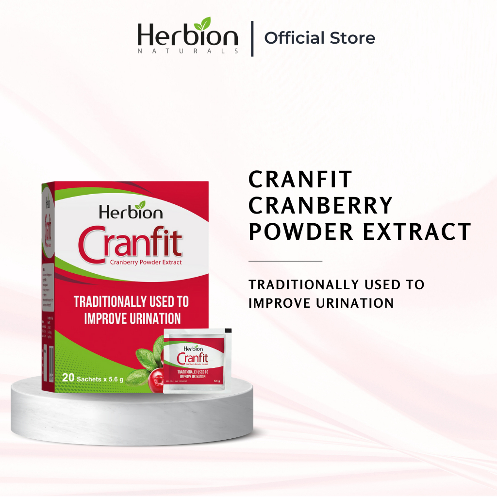 Herbion Cranfit Cranberry Powder Extract | Improves Urination and ...