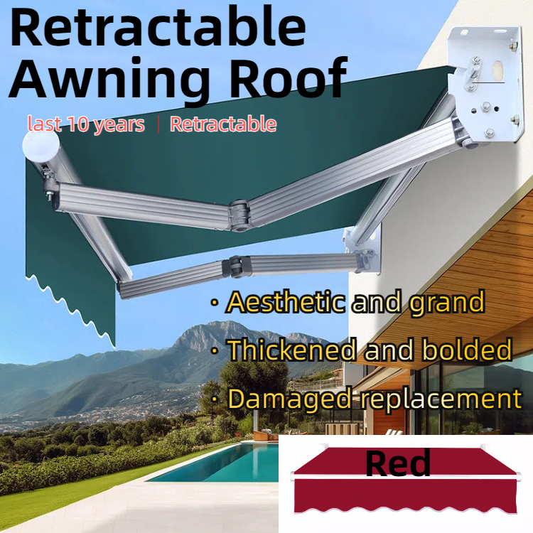 Foldable Sun shade Retractable Awning Roof For Outdoor Telescopic ...