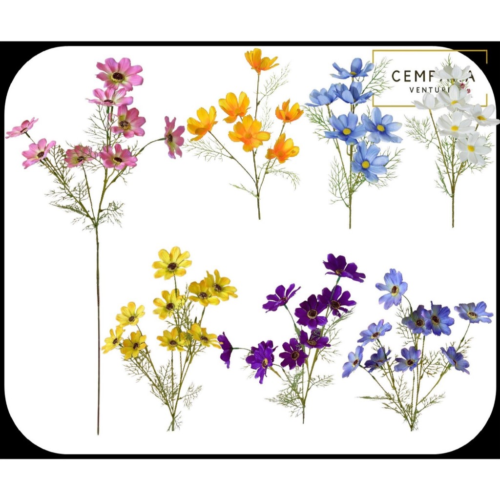 6 & 9 Head Lotus Gesang Flower for Wedding Home Office Decoration ...