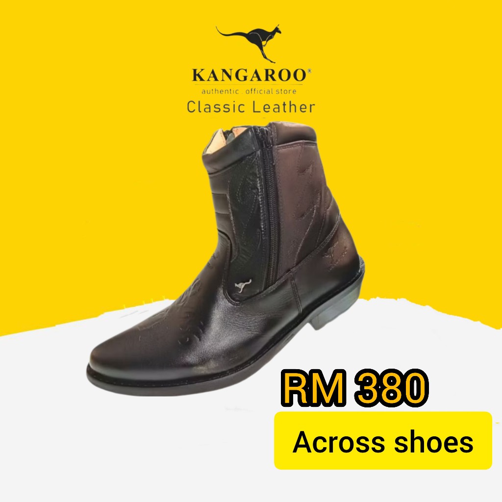 💯 ORIGINAL KANGAROO FULL LEATHER men shoe KGC-8370 kgc | Shopee Malaysia