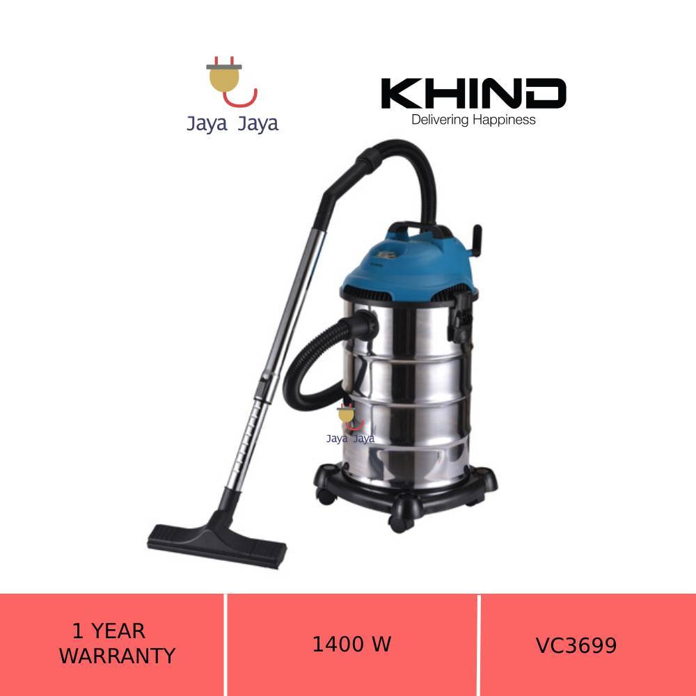 KHIND Wet & Dry Vacuum Cleaner VC3699S | Shopee Malaysia