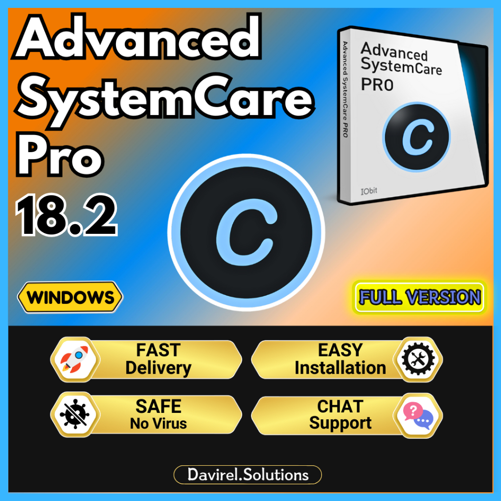 Advanced System Care Pro 18.2 | Lifetime | Windows | Full Version ...