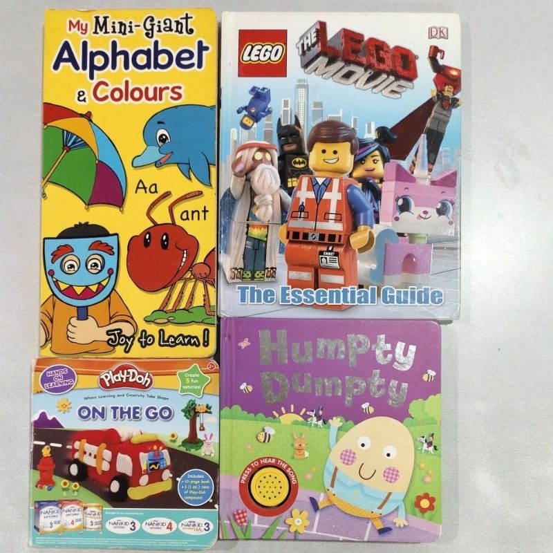 used-Mar12-19-ML Alphabet color, Lego, On the go, Humpty Dumpty ...