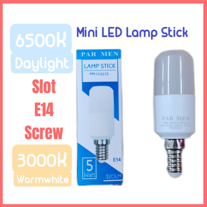 LED Lamp Stick Light Bulb 5W Mini Size 6500K Daylight 3000K Warm White ...