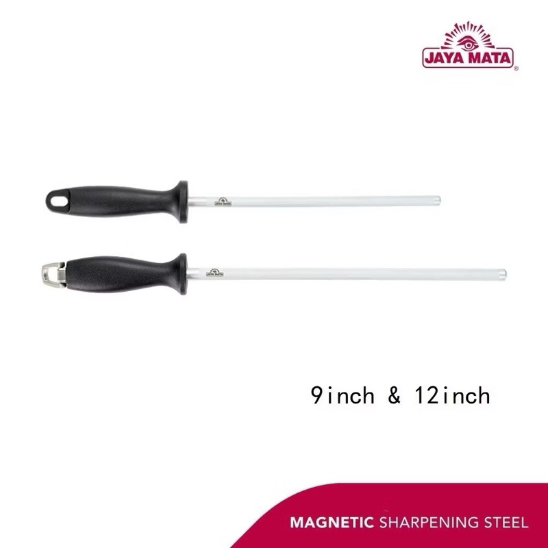 JAYA MATA(JM828 9”/JM829 12”)Magnetic Sharpening Steel 9”&12”/Pengasar ...