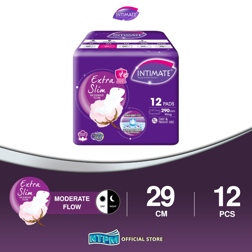 (P82) Intimate Extra Slim Day & Night Wing 290mm (12's) | Shopee Malaysia