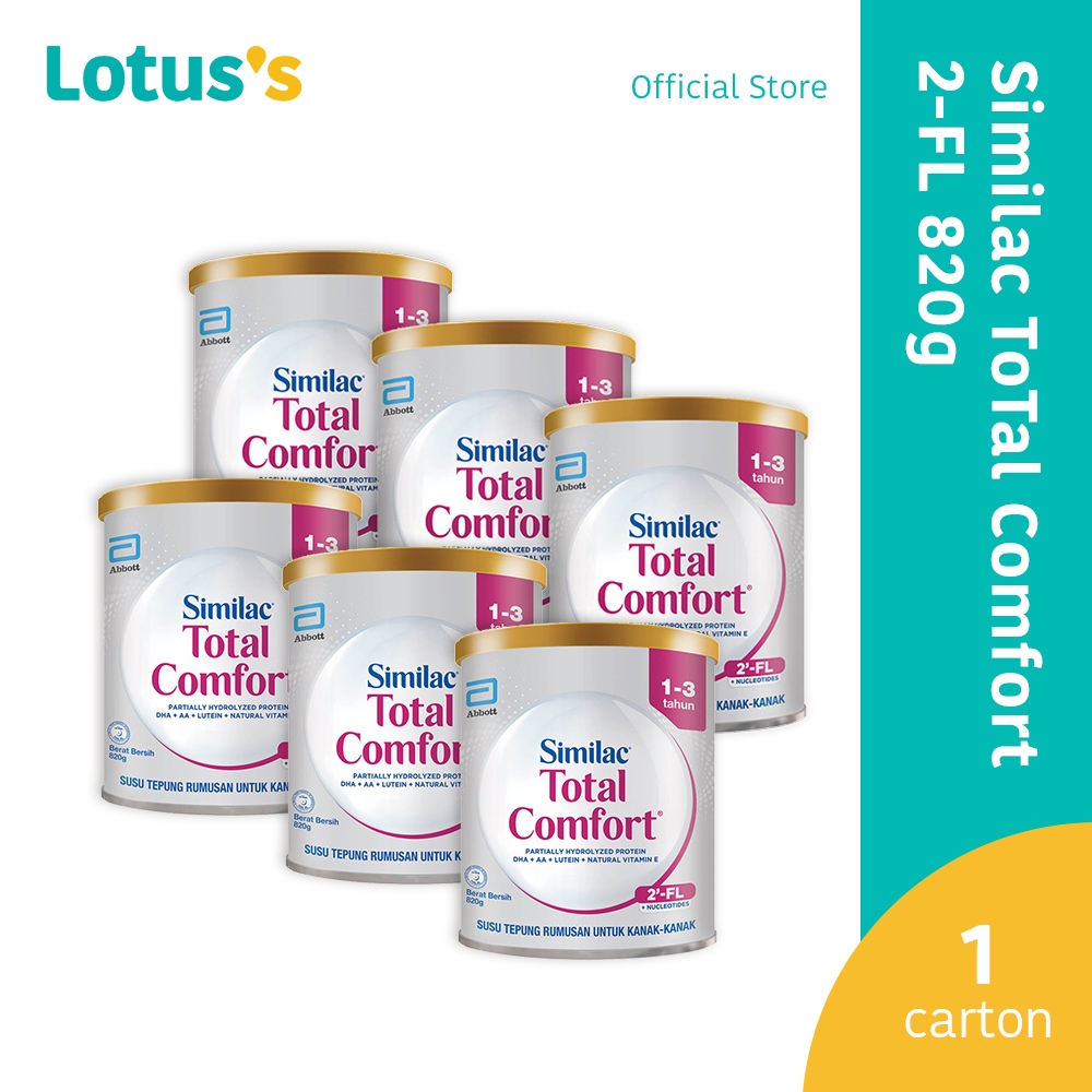 Similac Total Comfort 2-FL (820g X 6) | Shopee Malaysia
