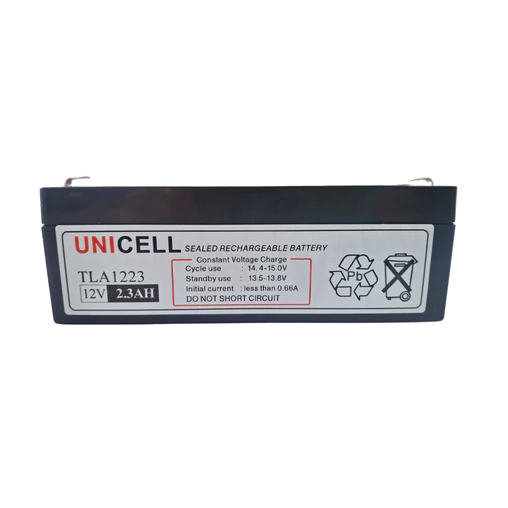 Unicell TLA1223 TLA1226 Rechargeable Lead Acid Battery 12V 2.3AH 12V 2 ...