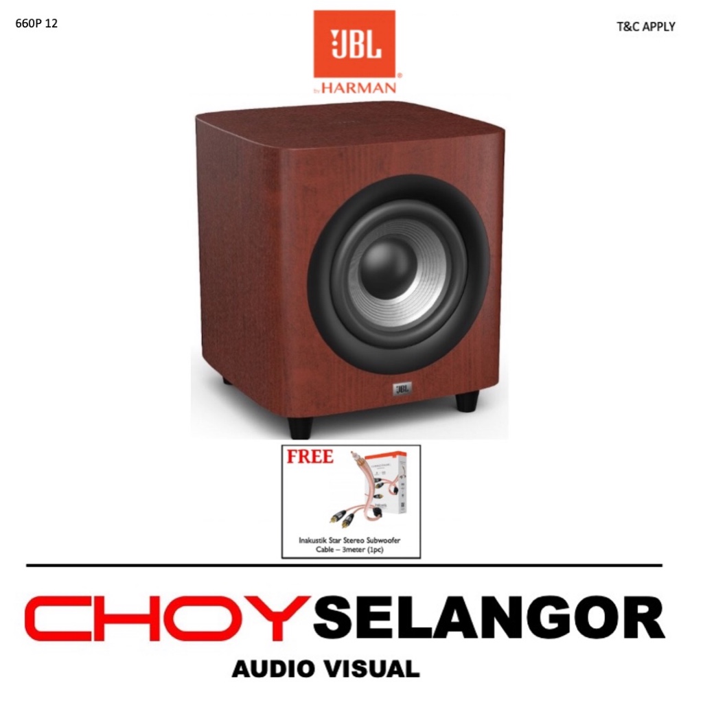JBL Studio 660P 12″ Powered Subwoofer | Shopee Malaysia