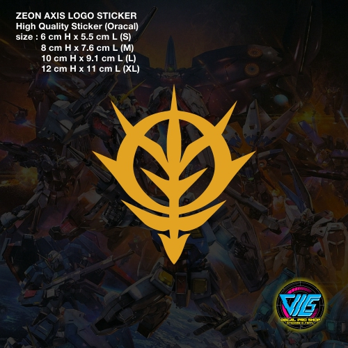 [ ZEON AXIS ] Logo Sticker / Decal (High Quality Sticker) | Shopee Malaysia