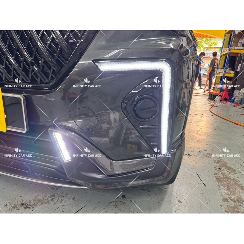 Perodua Ativa Front Bumper Daylight DRL Fog Cover | Shopee Malaysia