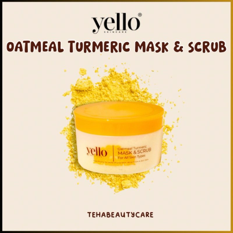 (ETA POS : 22 ATAU 24/03 ) YELLO SKINCARE OTMS OTMEAL TURMERIC MASK AND ...