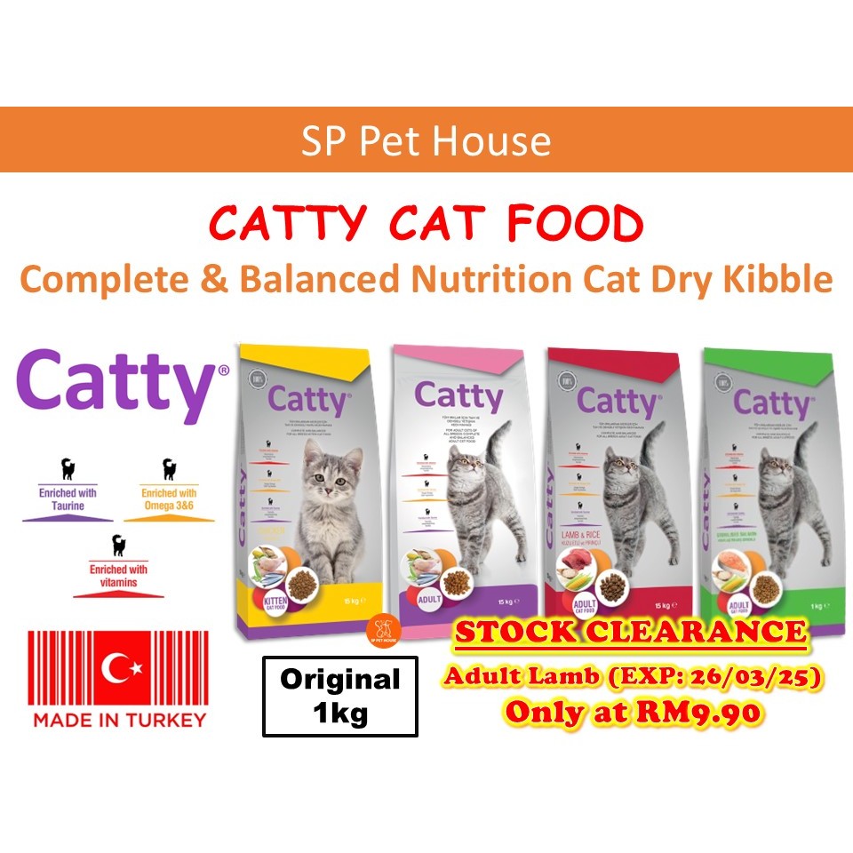 *PROMOTION* *ORIGINAL 1KG* Catty Premium Dry Cat Food - Kitten Chicken ...