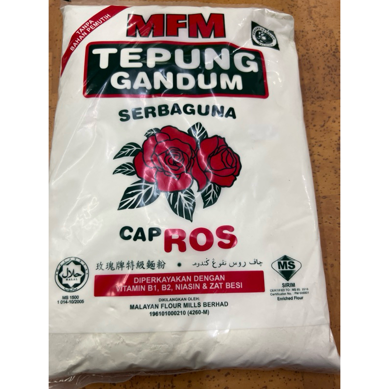 tepung gandum cap Ros / flour 850g | Shopee Malaysia