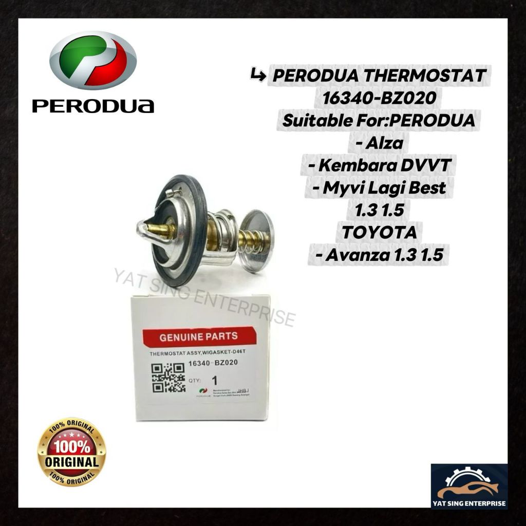 PERODUA THERMOSTAT (16340-BZ020) - PERODUA ALZA/ MYVI LAGI BEST 1.3 1.5 ...