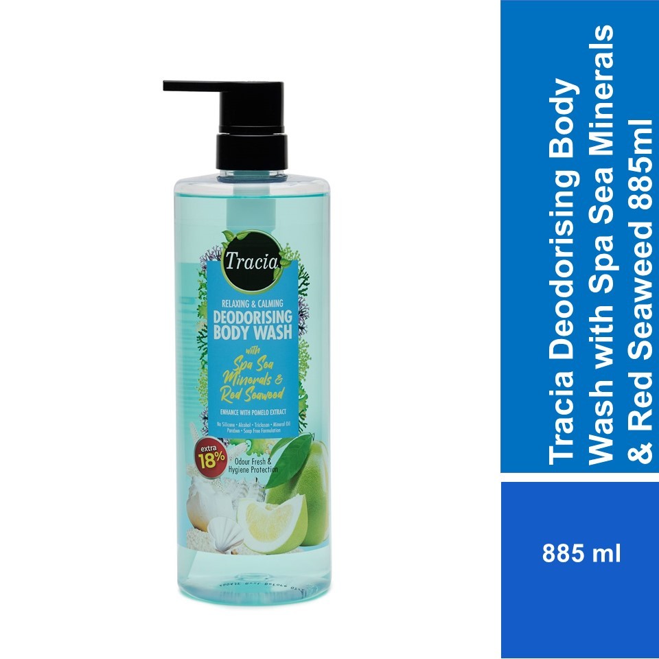 Tracia Deodorising Body Wash with Spa Sea Minerals & Red Seaweed 885ml ...