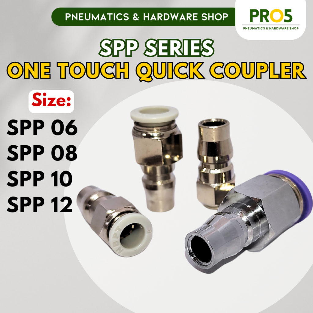 Air Coupler SPP 06| SPP 08| SPP 10| SPP 12 | Quick Coupler Compressor Hose Coupler Air Hose ...