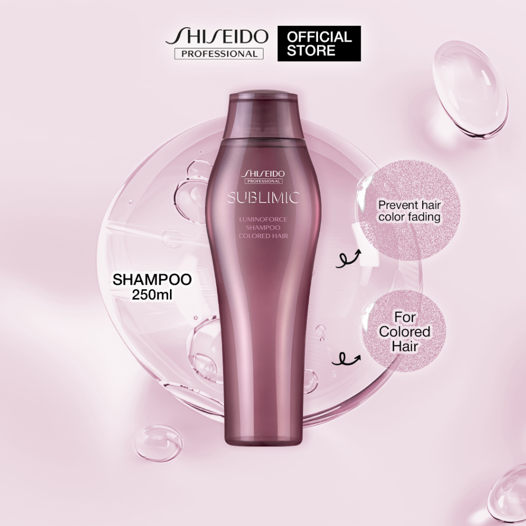SHISEIDO PROFESSIONAL Sublimic Luminoforce Shampoo For Colored Hair (250ml) | Shopee Malaysia