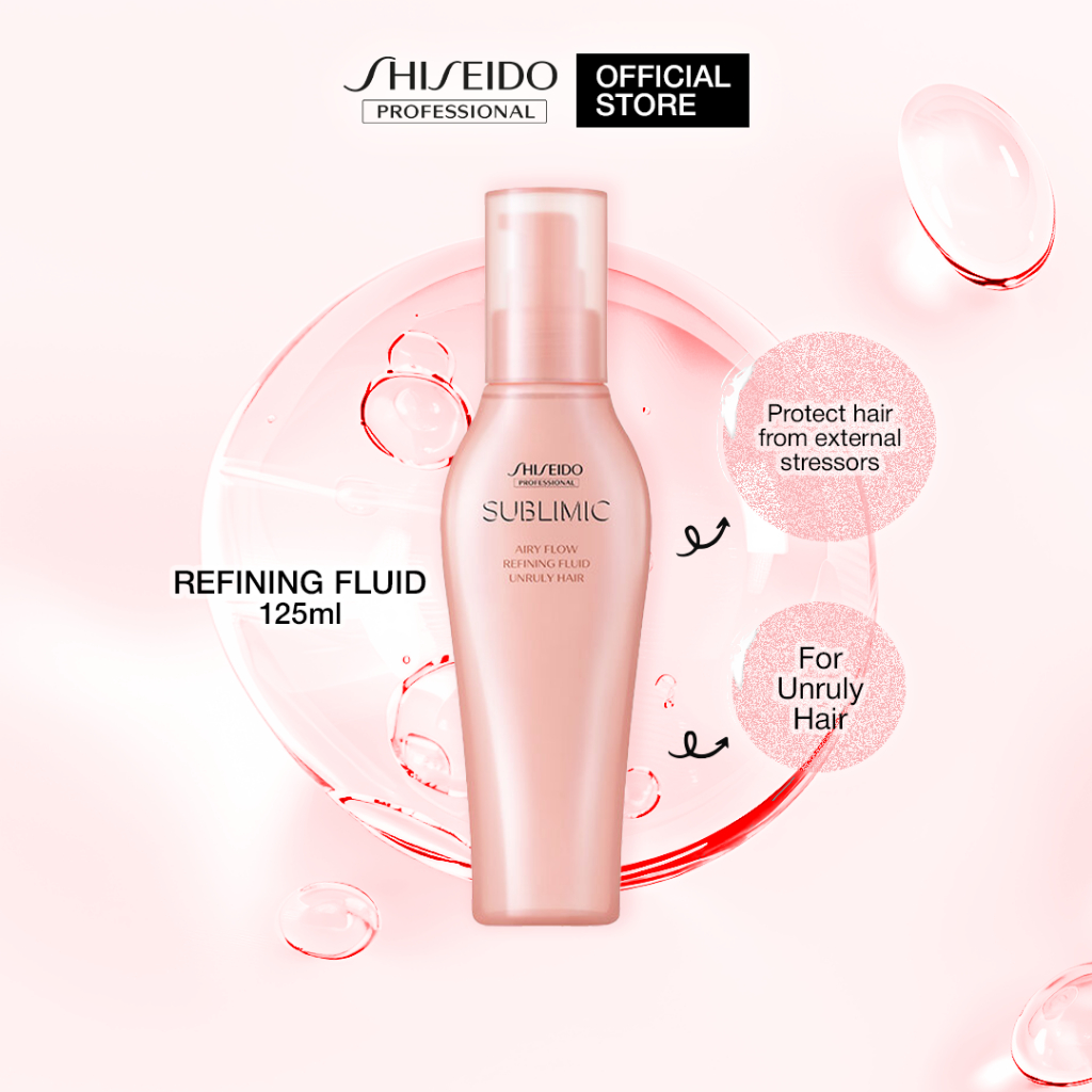 SHISEIDO PROFESSIONAL Sublimic Airy Flow Refining Fluid (125ml) [Expired Feb 2025] | Shopee Malaysia