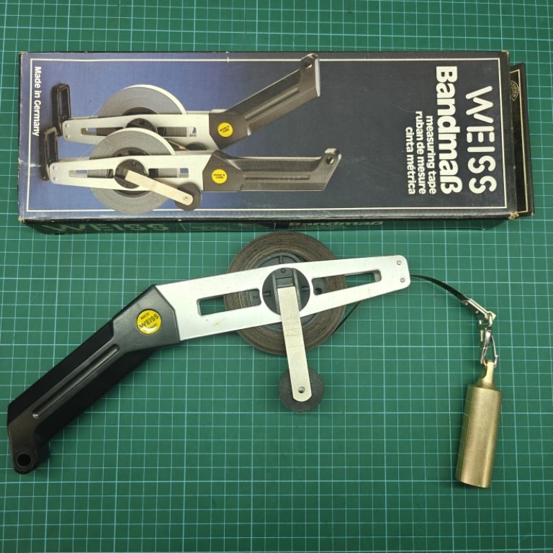 WEISS Bandmab GERMANY CARBON STEEL MEASURING TAPE 15m,20m,30m | Shopee ...