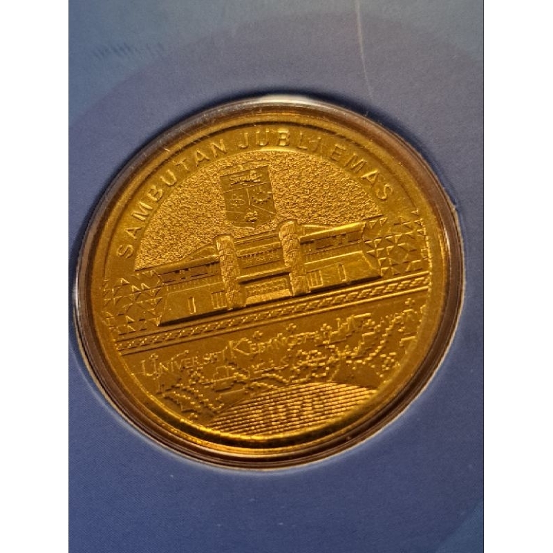 2020 Malaysia Commemorative RM1 Coin Card Sambutan Jubli Emas UKM ...