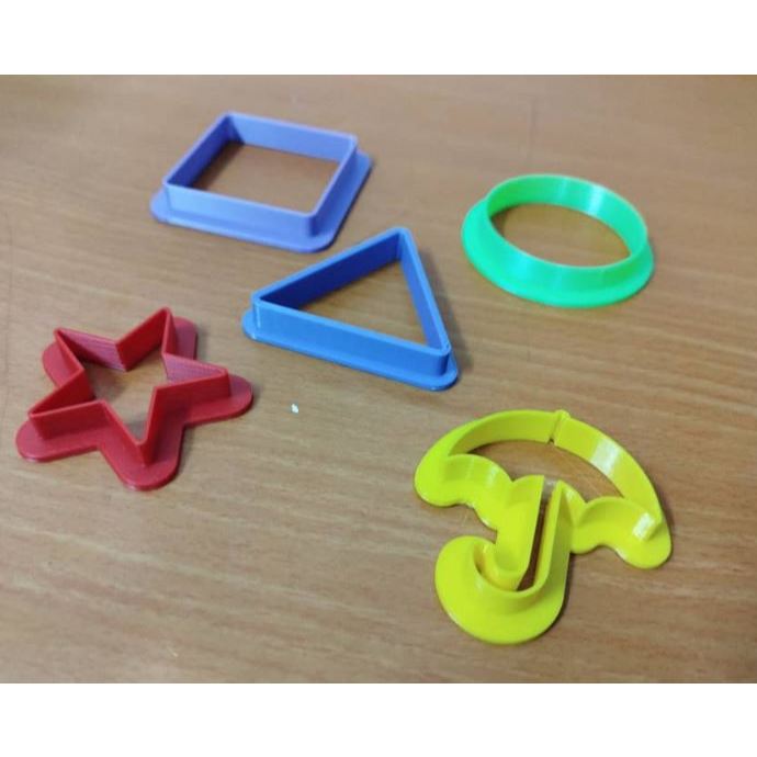 Squid Game Cookie Cutter – 3D Printed Baking Tool for Unique Shapes (5 ...