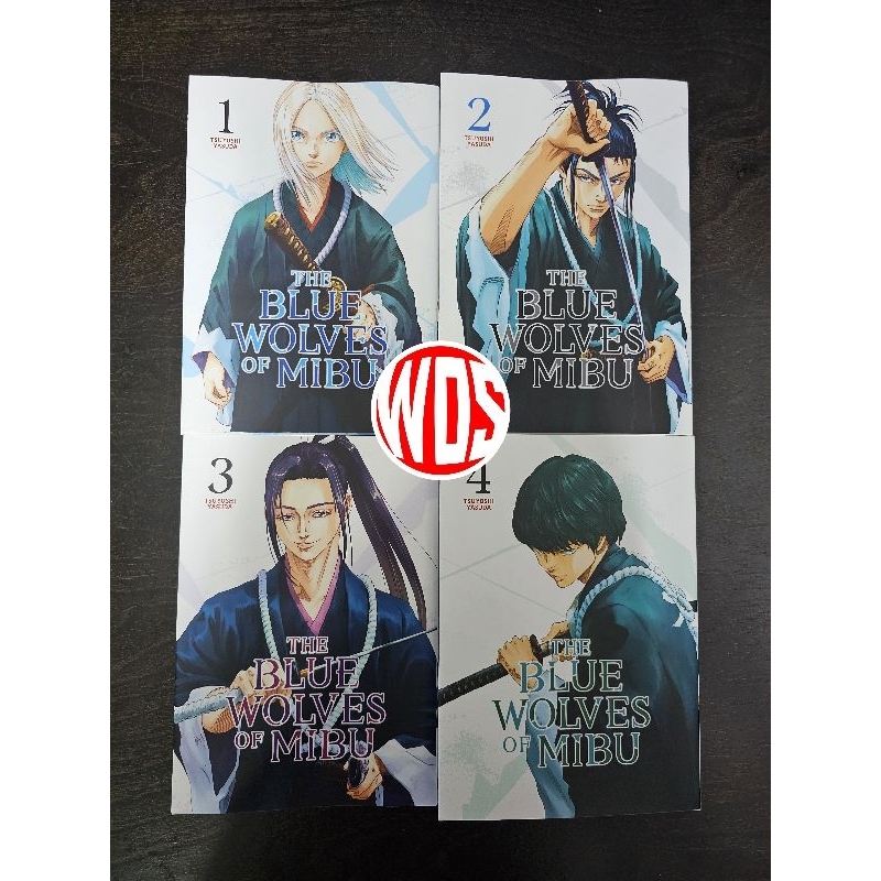 Manga : The Blue Wolves of Mibu volume 1-4 (Fullset)(English Version ...