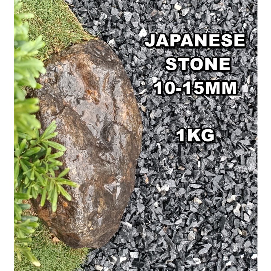 LUSHECO-Japanese Zen Garden Pebble Stone Chipping Stone 1kg | Shopee ...