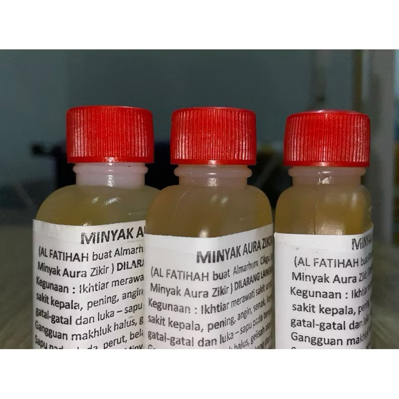 💯ORIGINAL Minyak Aura Zikir 30ml (Minyak Angin pelbagai guna untuk seisi keluarga) | Shopee Malaysia