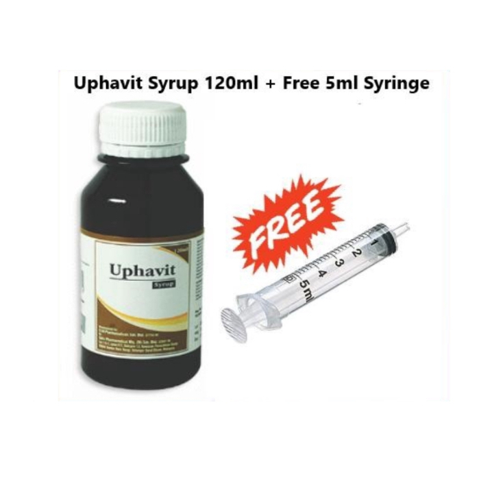 Uphavit Syrup 120ML (Free Syringe 5ml) - Multivitamin Boleh Tambah ...