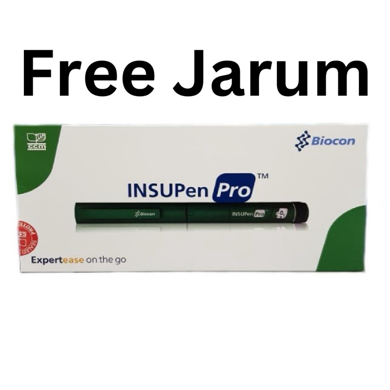 Biocon Insupen Pro with cover pen insulin free jarum free needle ...