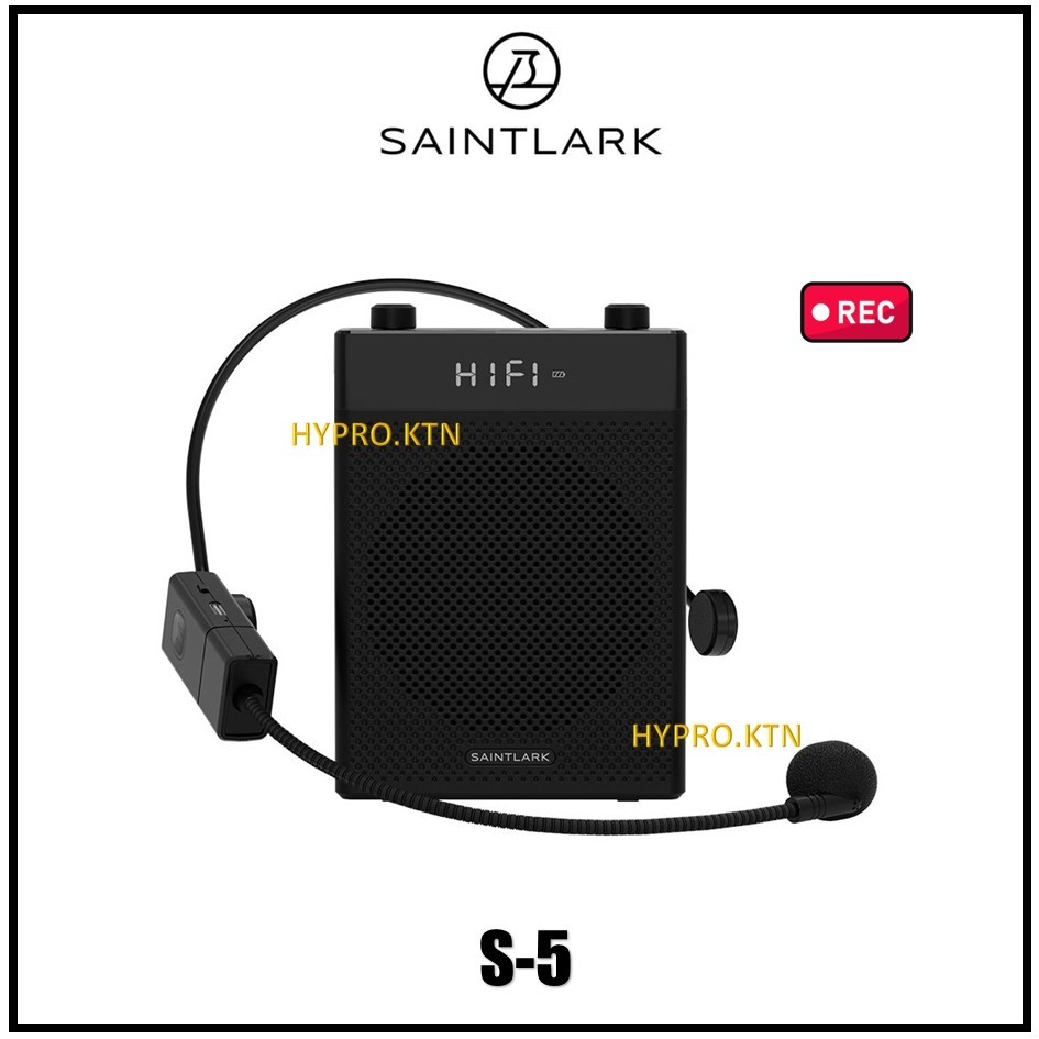 SAINTLARK S-5 Wireless Mic Portable Voice Amplifier With Bluetooth, USB ...