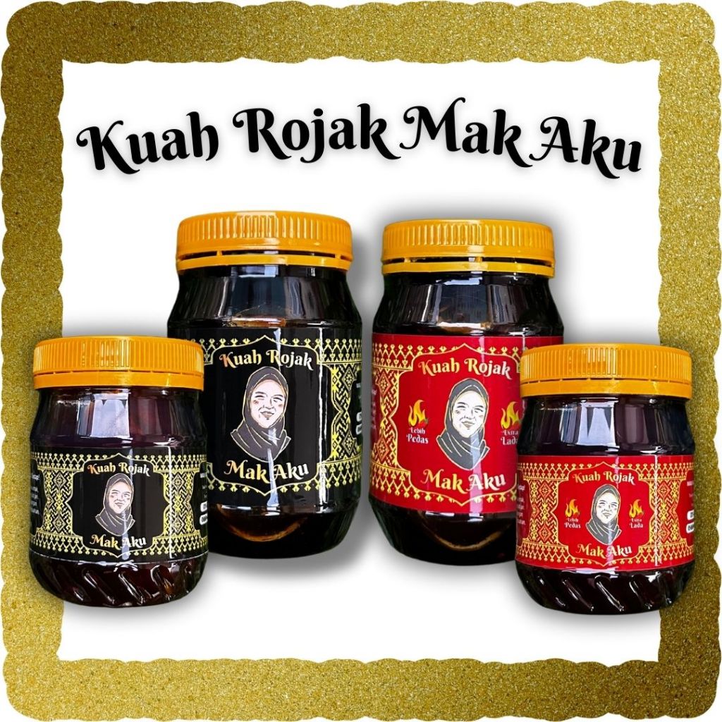 [COLEK BUAH POPULAR] Kuah Rojak Mak Aku Original/Extra Pedas 300g/500g Direct Kilang 100% Produk ...