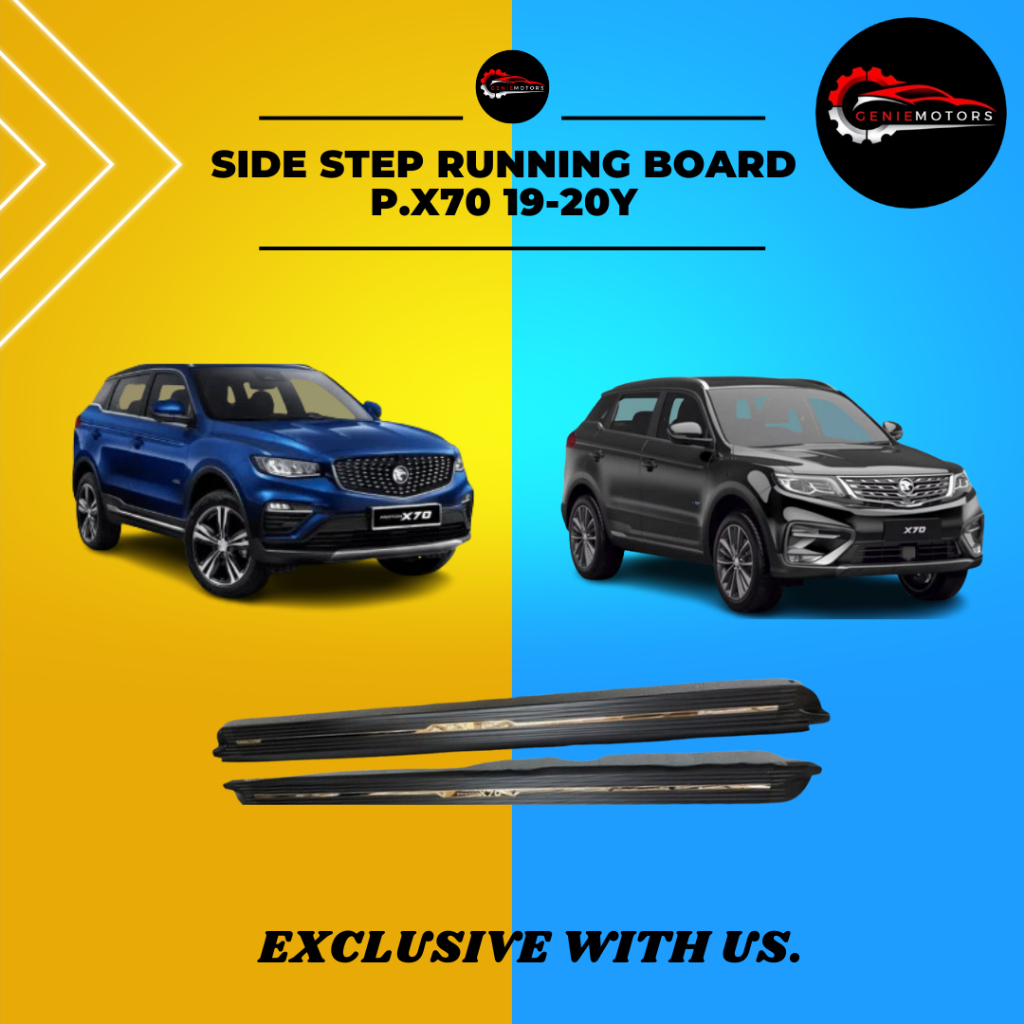 PROTON X70 X90 OEM 4S SIDE STEP RUNNING BOARD HIGH QUALITY | Shopee ...