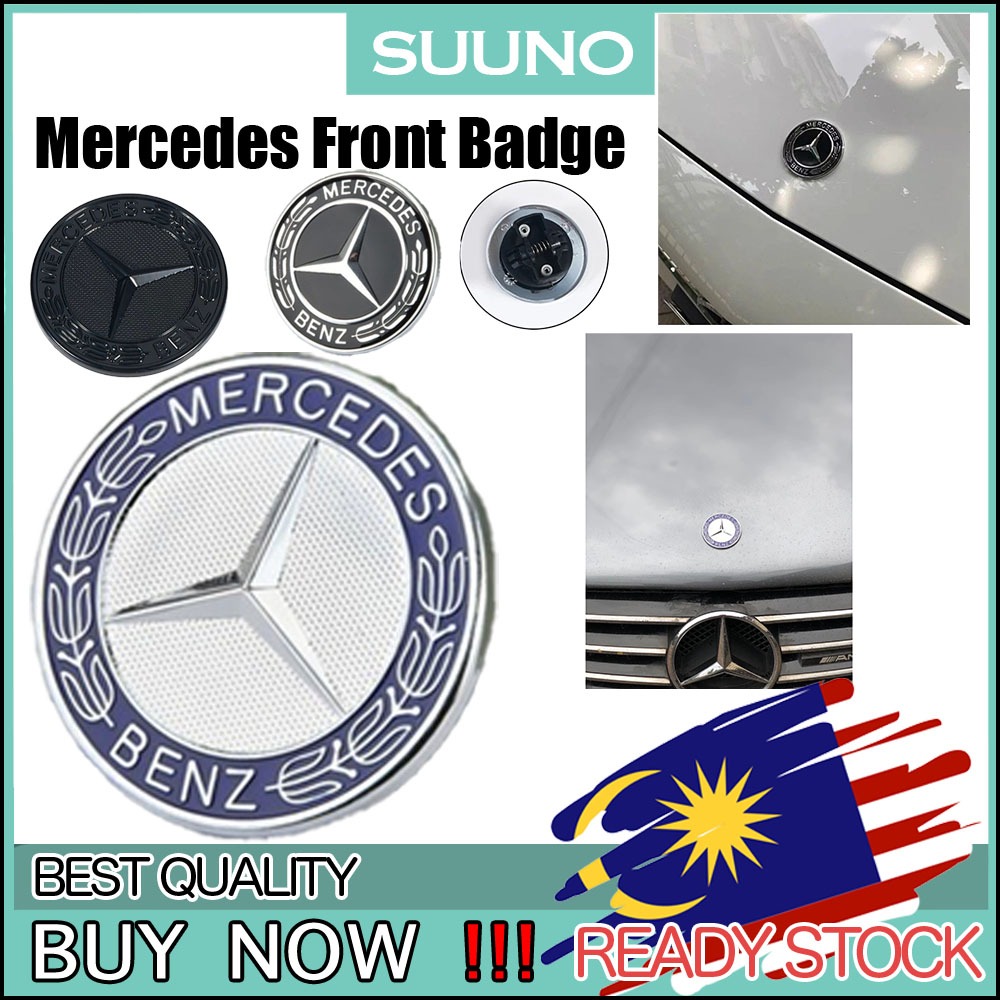 Front Hood Bonnet Emblem Logo Badges Mercedes-Benz W203 W204 W202 W208 ...