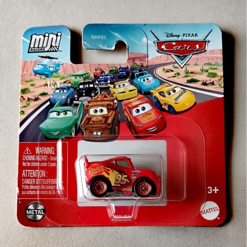 DISNEY PIXAR MINI RACERS Lightning McQueen 1:110 Scale | Shopee Malaysia