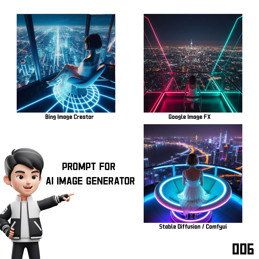 PROMPTS for ChatGPT,Midjourney, Dall-E, Stable Diffusion,Comfyui,Google AI, Bing Image Creator ...