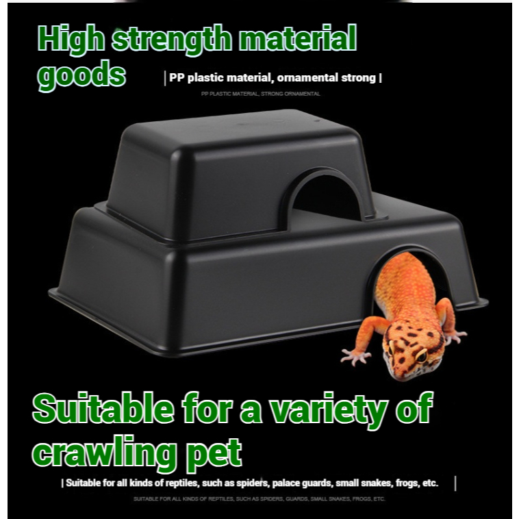 Reptile hiding house breeding box reptile box hiding palace gecko ...