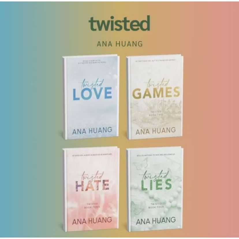 SET twisted series by ana huang twisted love twisted hate twisted lies twisted games | Shopee ...