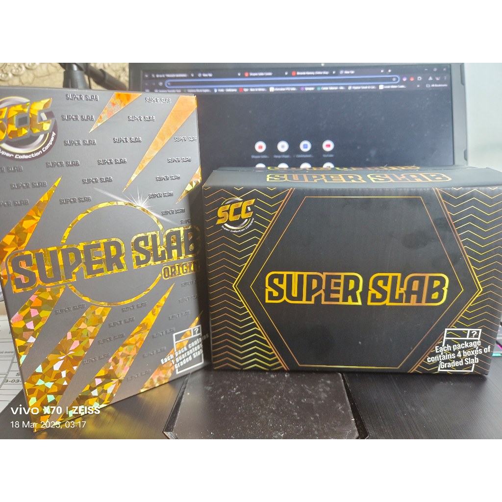 NEW STOCK !! Super Slab Quadra Case - 4 box with Graded Slab inside ...