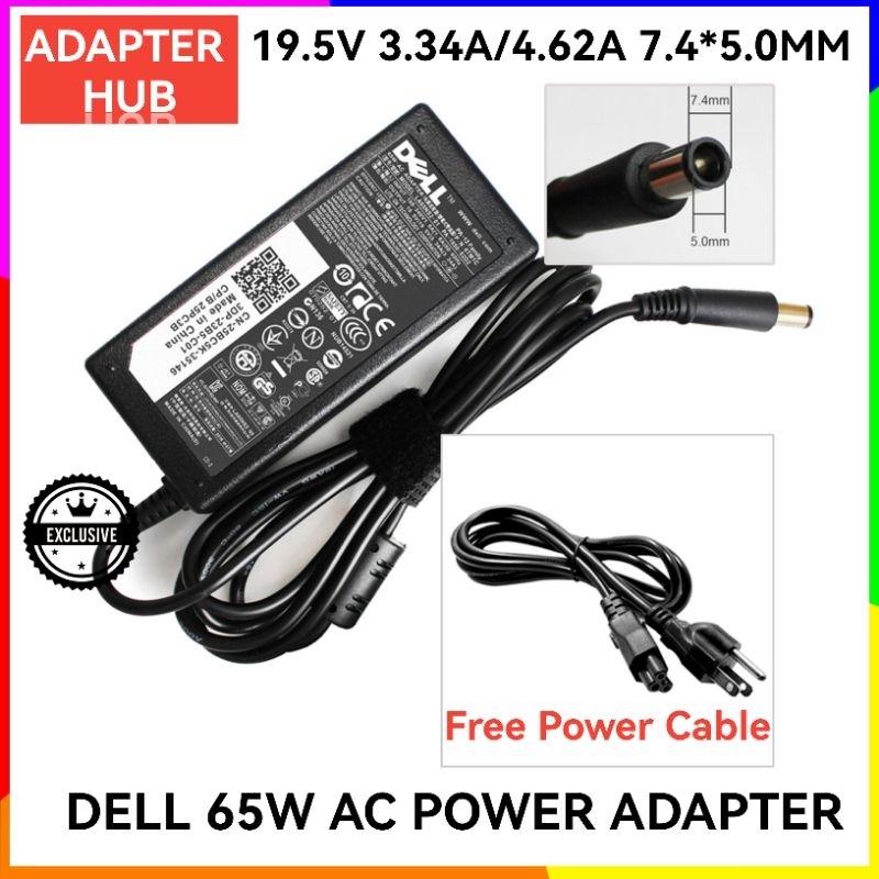 DELL 65W AC POWER ADAPTER CHROMEBOOK LAPTOP ADAPTER | Shopee Malaysia